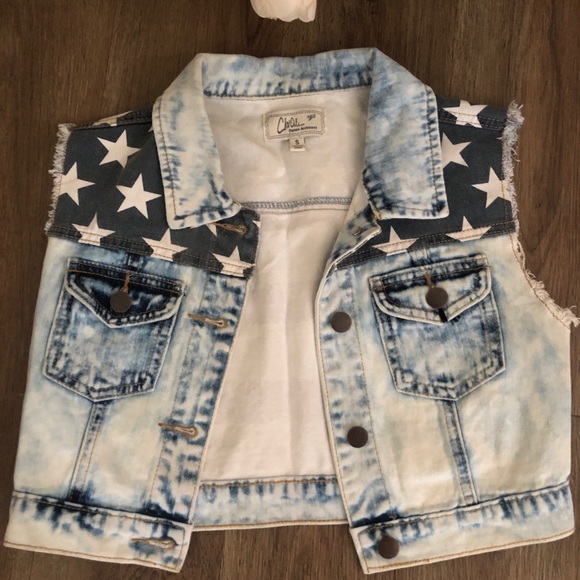 chicle | Jackets & Coats | Chicle Denim Architect Vest | Poshmark
